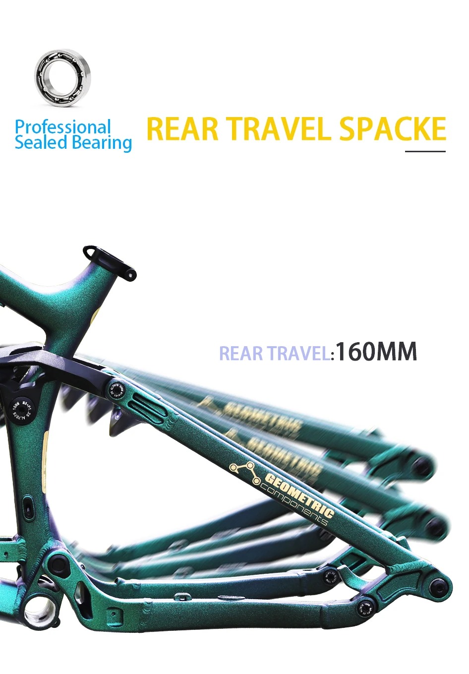SODCE Enduro Full-Suspension MTB Frame – Pedal Bikes Nepal